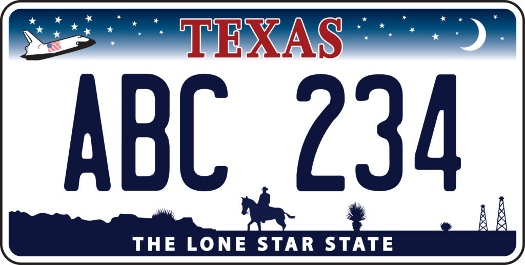 ¿Necesita Una Placa Frontal En Texas?